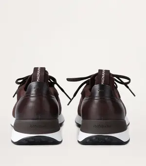 Magnanni Stratus Lyteknit Sneakers - Brown