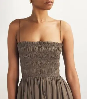 Matteau Shirred Midi Dress