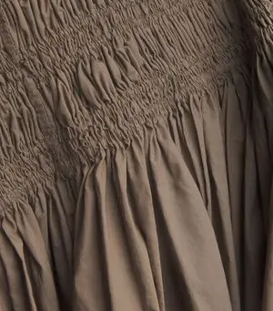 Matteau Shirred Midi Dress