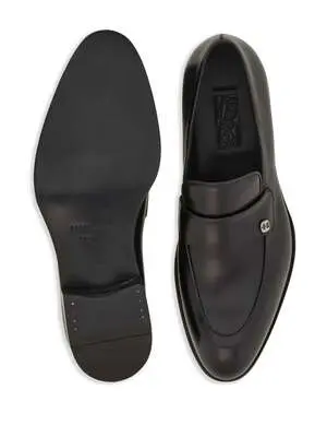 FERRAGAMO Tramezza Leather Loafers