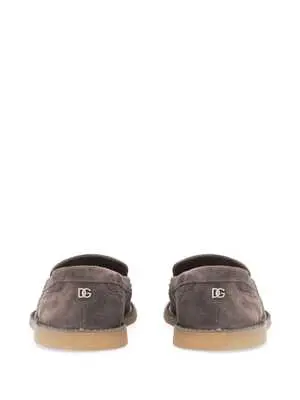 Dolce & Gabbana Suede Loafers - Grey