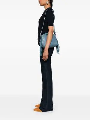 Maje Mini Miss M Embossed Tote