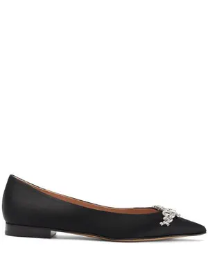 SCAROSSO Iris Crystal-embellished Ballerinas