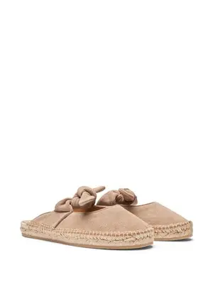 SCAROSSO Pina Suede Espadrilles - Neutrals