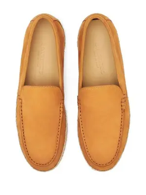 SCAROSSO Lino Leather Espadrilles