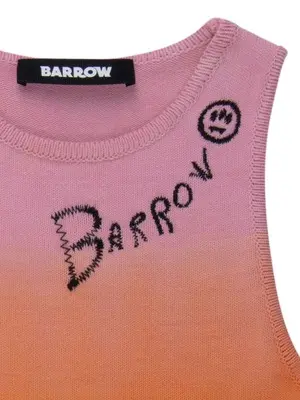 BARROW Rainbow Knitted Crop Top