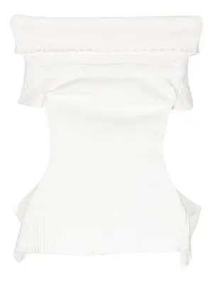 Goen.j Off-shoulder Top - White