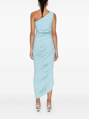 Norma Kamali Diana One-shoulder Gown - Blue