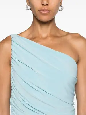 Norma Kamali Diana One-shoulder Gown - Blue