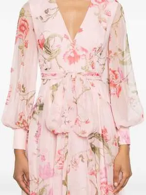 Erdem Floral-print Silk Gown