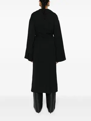TOTEME Belted Twill Coat - Black