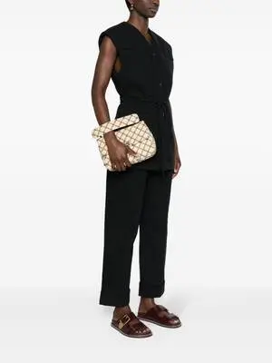 Valentino Garavani Rockstud Woven Tote Bag