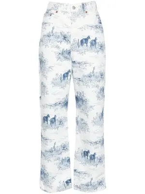 LEVI'S Ribcage High-rise Straight Jeans