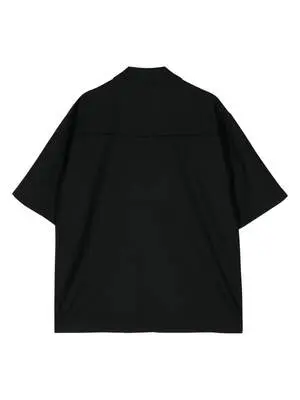 Attachment Short-sleeve Wool Shirt