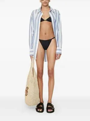 ANINE BING Milani Ruched Bikini Bottom