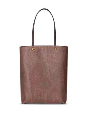 Etro Paisley-print Open Tote - Brown