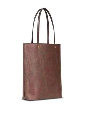Etro Paisley-print Open Tote - Brown