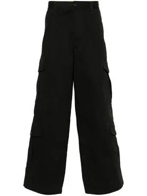 Emporio Armani Twill-weave Cargo Pants - Black