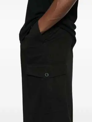 Emporio Armani Twill-weave Cargo Pants - Black