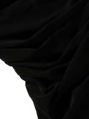 Norma Kamali Bill Ruched Swimsuit - Black