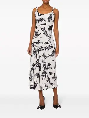 Moschino Graphic-print Midi Dress