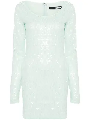 ROTATE BY BIRGER CHRISTENSEN Sequinned Minidress - Green