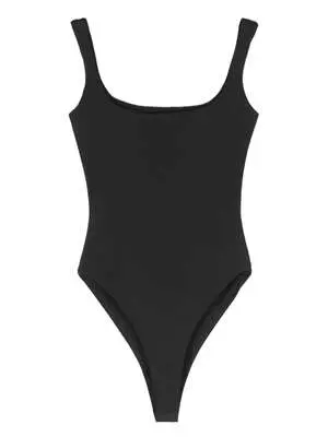 ENTIRE STUDIOS Square-neck Bodysuit - Black