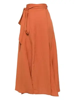 Voz High-waisted Maxi Skirt - Orange