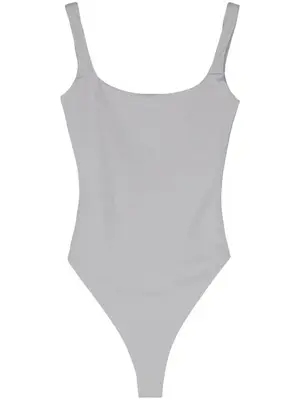 ENTIRE STUDIOS Square-neck Bodysuit - Grey