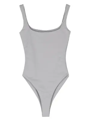 ENTIRE STUDIOS Square-neck Bodysuit - Grey