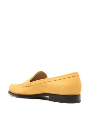SCAROSSO Austin Leather Loafers - Yellow