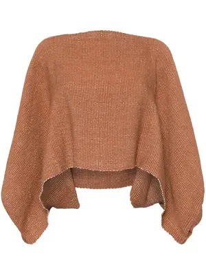 Voz Cropped Cotton Cape