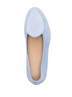 SCAROSSO Livia Suede Loafers - Blue