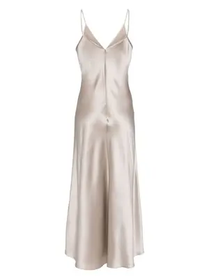 Voz V-neck Slip Dress - Neutrals