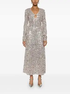 ROTATE BY BIRGER CHRISTENSEN Sequin-embellished Dress