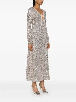 ROTATE BY BIRGER CHRISTENSEN Sequin-embellished Dress