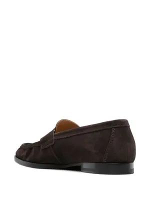 SCAROSSO Fred Suede Loafers - Brown