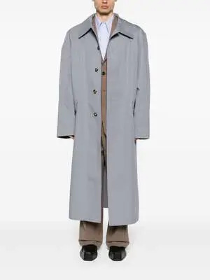 Marni Single-breasted Maxi Coat - Grey