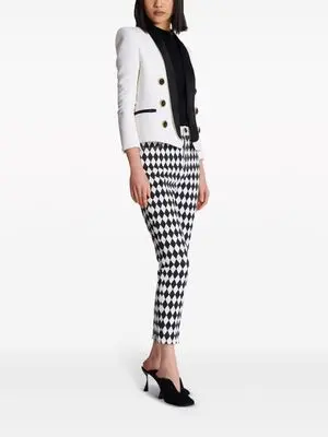 Balmain Open-front Wool Blazer
