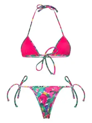 REINA OLGA Oldie Abstract-pattern Bikini Set