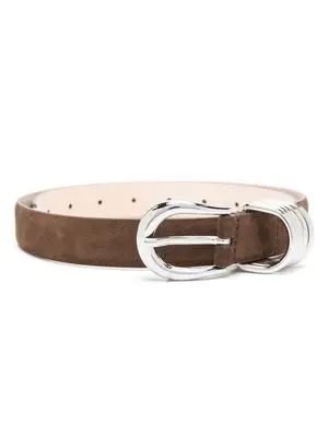 DEHANCHE Hollyhock Suede Belt - Brown