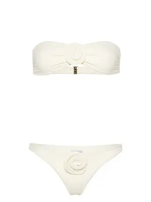 LA REVECHE Vesna Bandeau Bikini - Neutrals