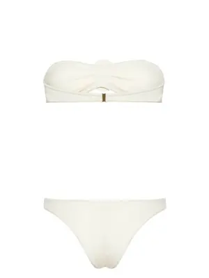 LA REVECHE Vesna Bandeau Bikini - Neutrals
