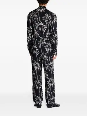 Balmain Palm Tree-print Trousers