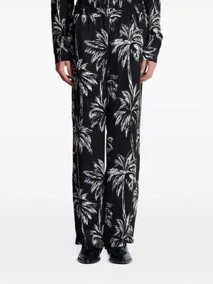Balmain Palm Tree-print Trousers