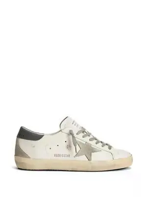 GOLDEN GOOSE Superstar Distressed Sneakers - Neutrals
