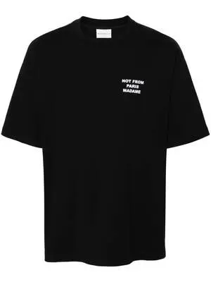Drole De Monsieur Le Slogan T-shirt - Black