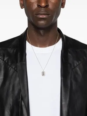 MISSOMA Onyx Tag Pendant Necklace