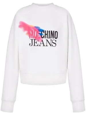 Moschino Jeans Raglan Sweatshirts Hoodies For Women
