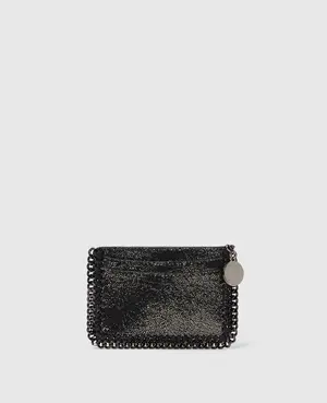 Stella McCartney Falabella Zipper Cardholder - Black